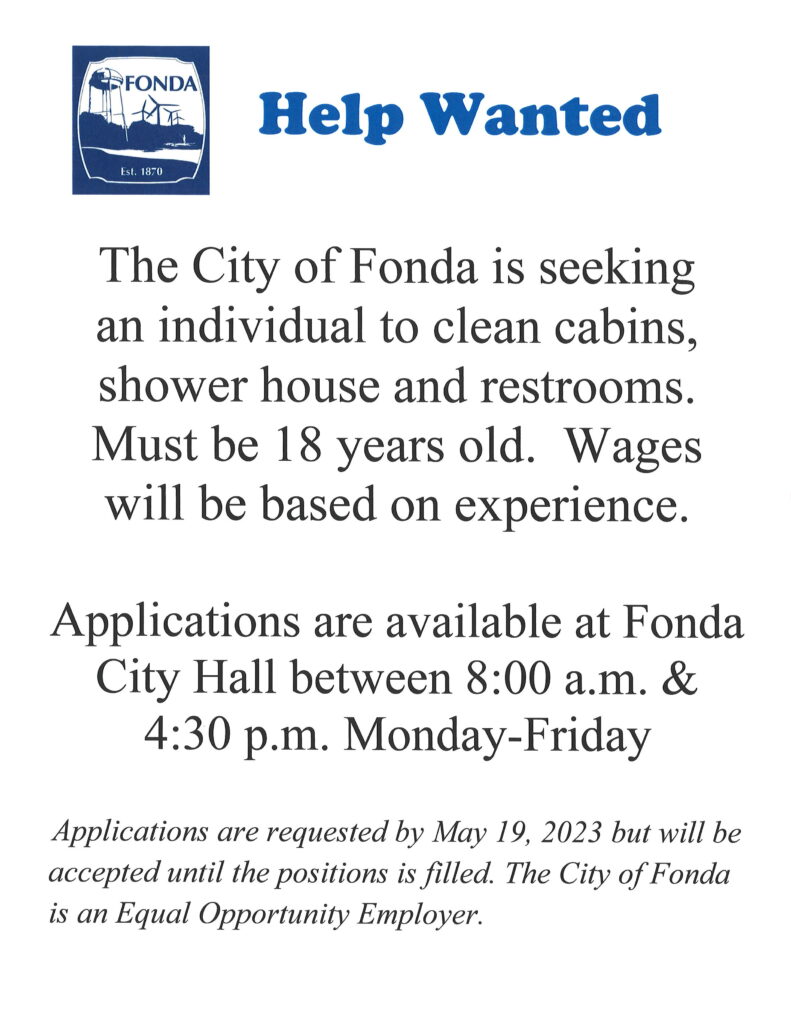 Help Wanted – Fonda
